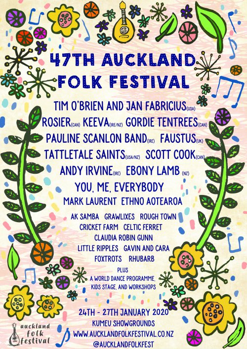2020 Auckland Folk Fest Massive Full Lineup Announced – Muzic.NZ