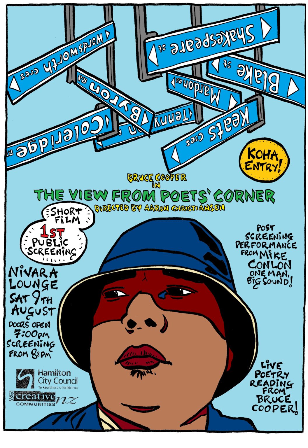 ‘The View from Poets’ Corner’ – First Public Screening Announced – Muzic.NZ