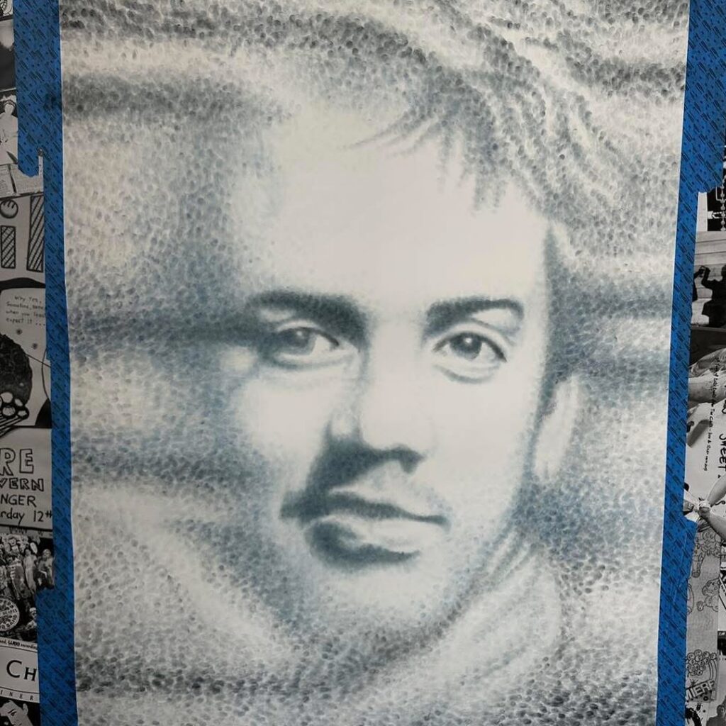 Dunedin artist with autism creates fingerprint portrait of The Chills ...