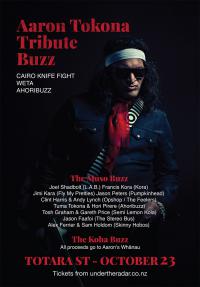 Aaron Tokona Second Tribute Buzz Announced – Muzic.NZ