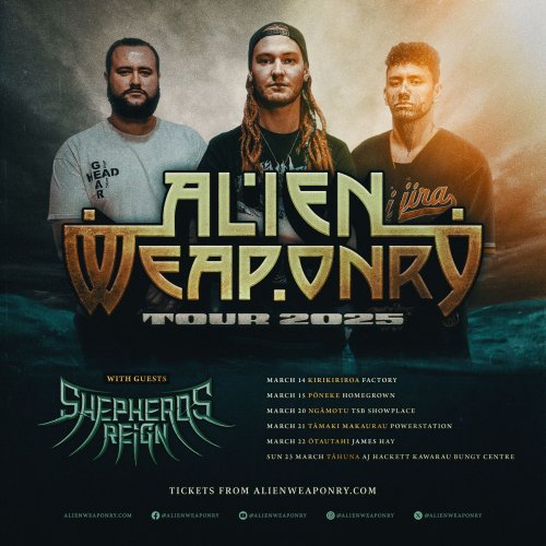 Alien Weaponry Announce Nationwide Tour March 2025 with Special Guests ...