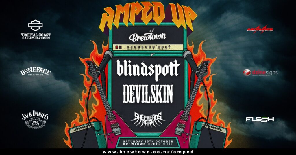 Brewtown Upper Hutt announce Amped Up 2025 – Muzic.NZ