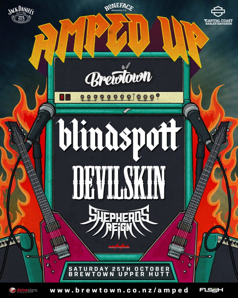 Brewtown Upper Hutt announce Amped Up 2025 – Muzic.NZ