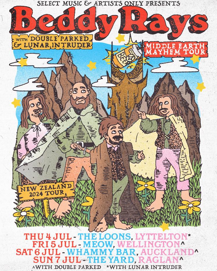 Australian Rockers Beddy Rays To Tour NZ For The First Time – Muzic.NZ