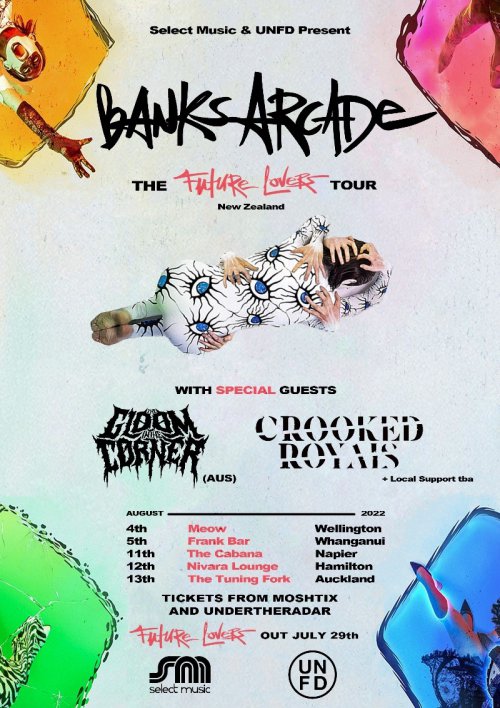 Banks Arcade announce debut album + NZ tour – Muzic.NZ