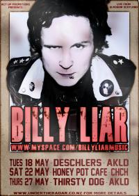 BILLY LIAR (Scotland) – Rescheduled New Zealand Dates! – Muzic.NZ