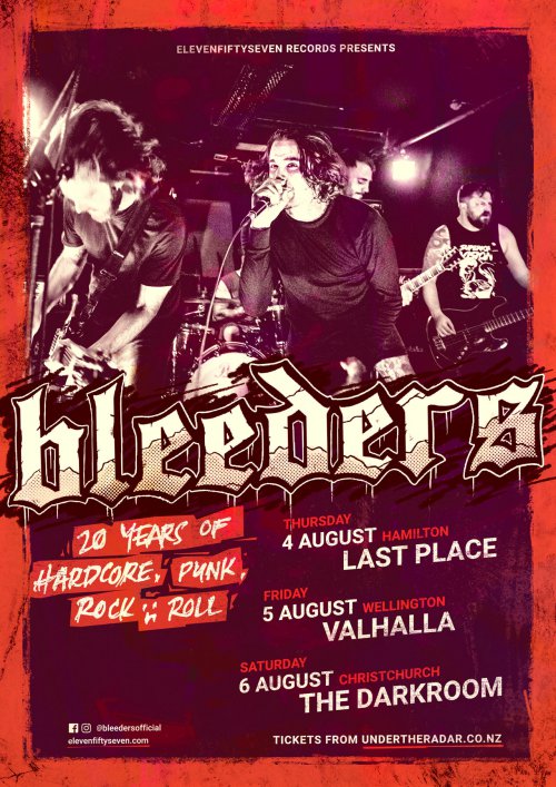 Bleeders 20 Years of Hardcore, Punk, Rock N Roll Tour Kicks off This ...