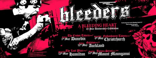 Bleeders Announce A Bleeding Heart 20 Year Anniversary Tour – Muzic.NZ