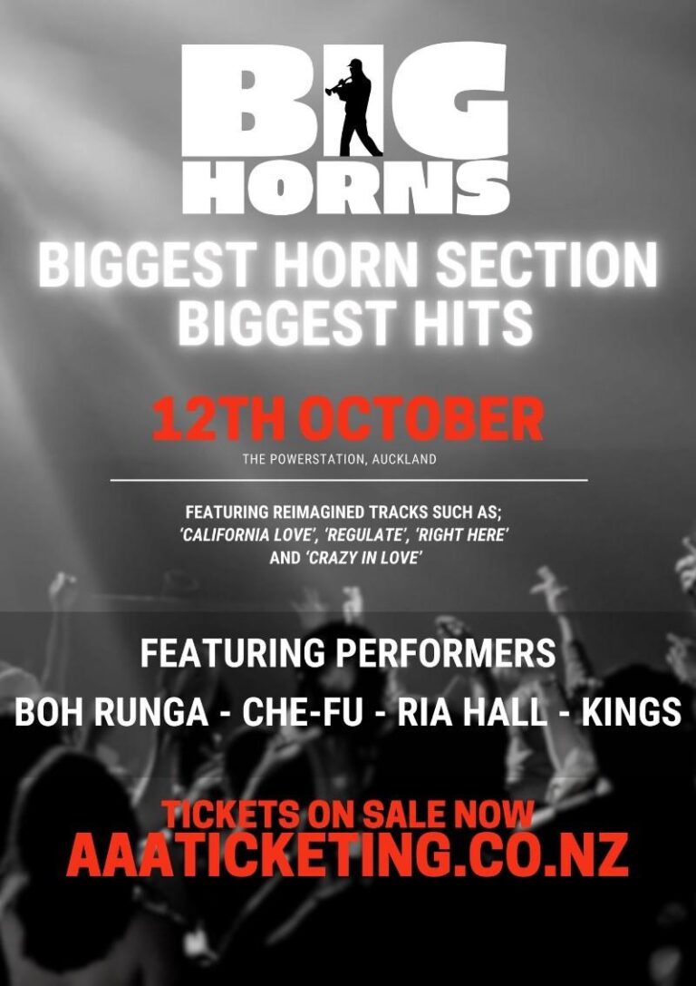 Boh Runga joins the Big Horns line-up – Muzic.NZ