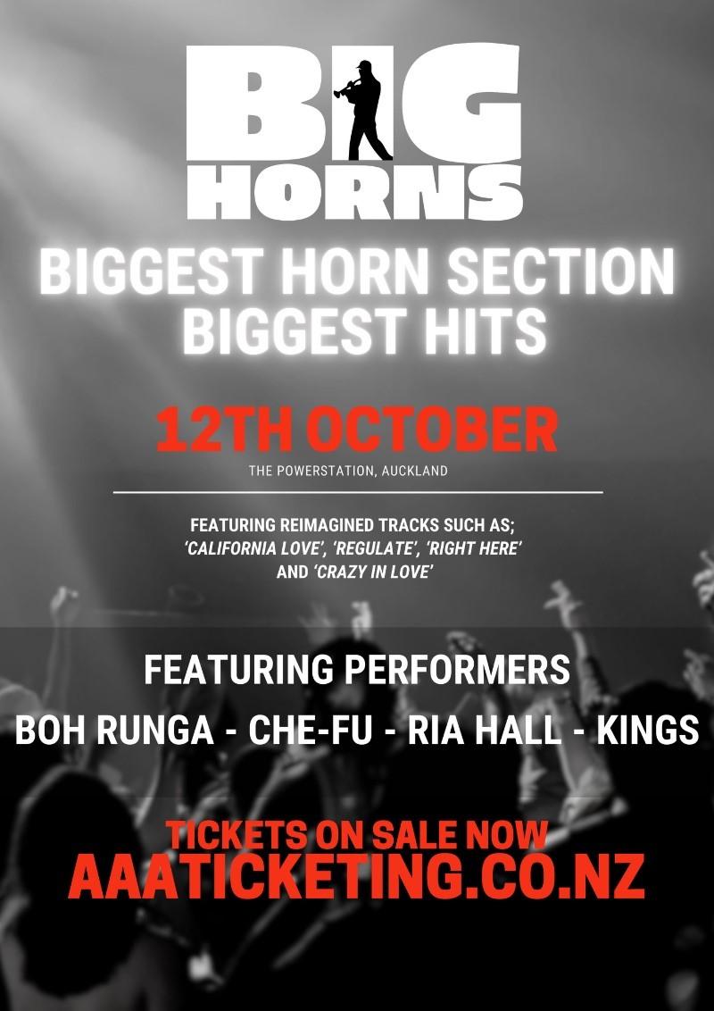 Boh Runga joins the Big Horns line-up – Muzic.NZ