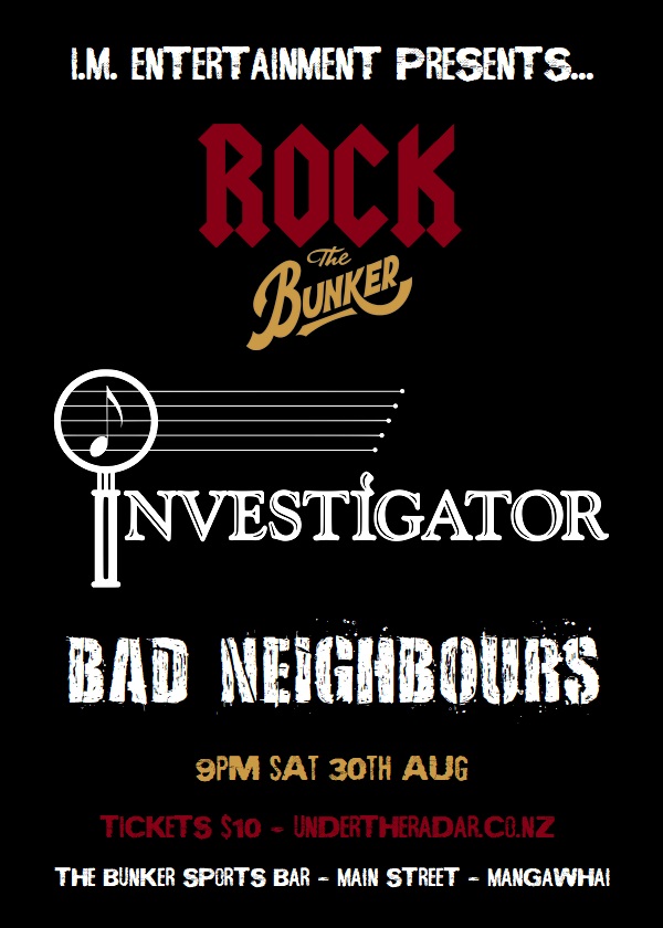 Announcing Rock The Bunker: A Night of High-Octane Rock – Muzic.NZ