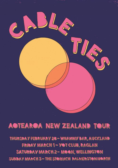 Cable Ties announce Aotearoa New Zealand Tour – Muzic.NZ