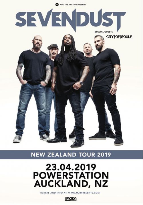 City of Souls to open for Sevendust in Auckland – Muzic.NZ