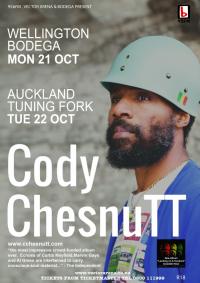 Cody ChestnuTT New Zealand Shows – Muzic.NZ