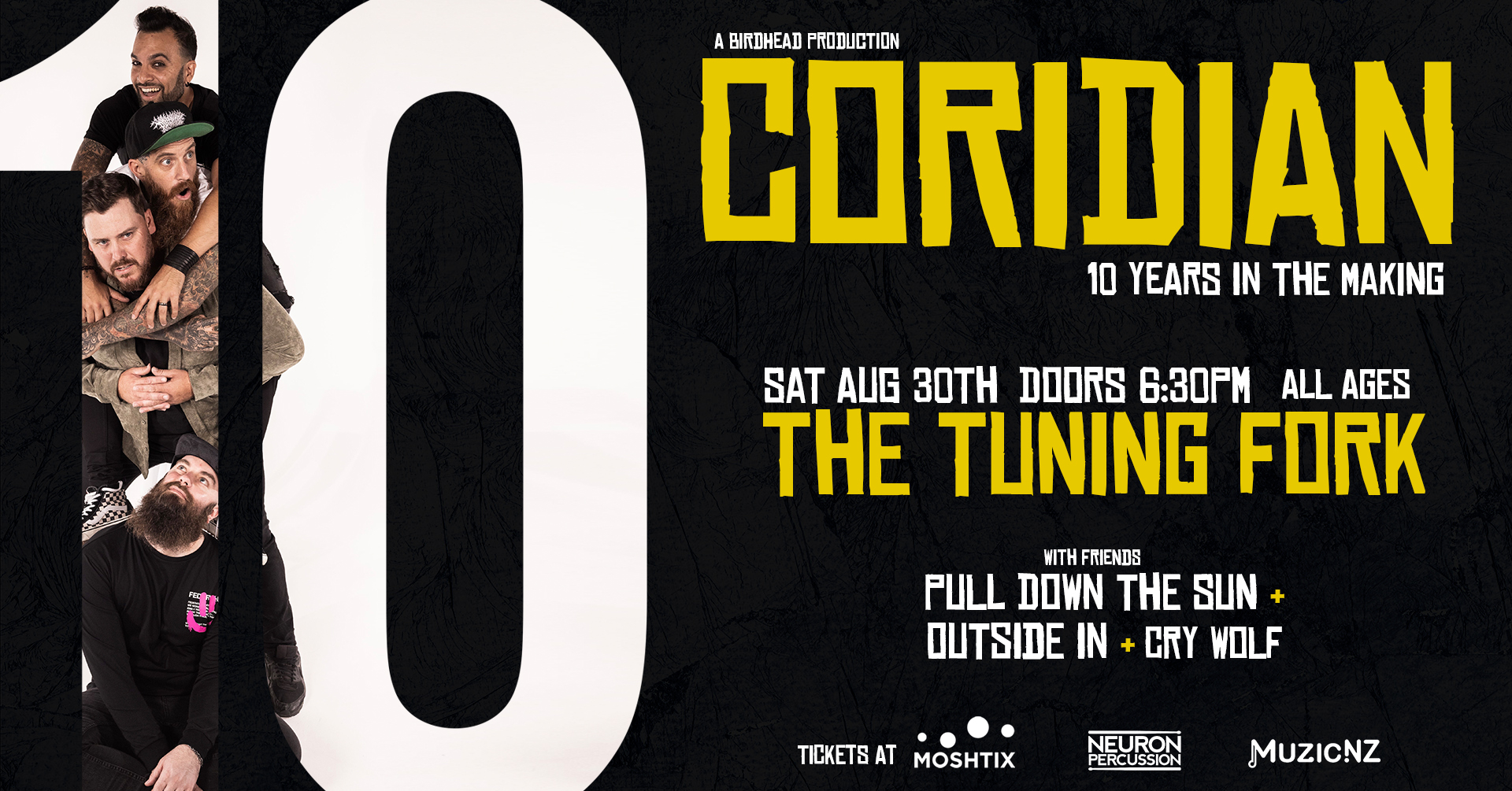 Coridian Celebrates A Decade of Music with Massive Show This Coming ...