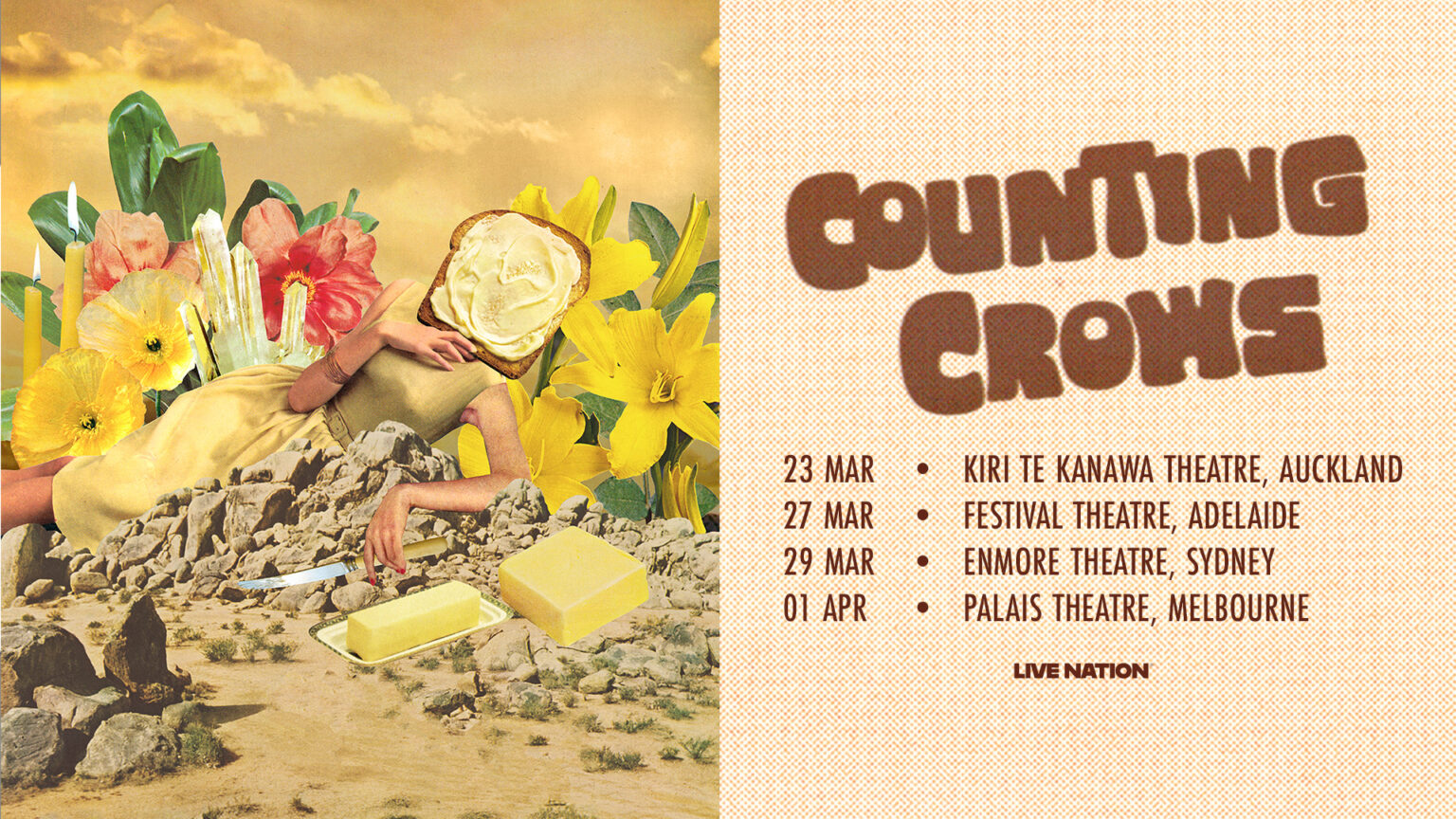 Counting Crows announce The Complete Sweets! Tour New Zealand 2026 ...