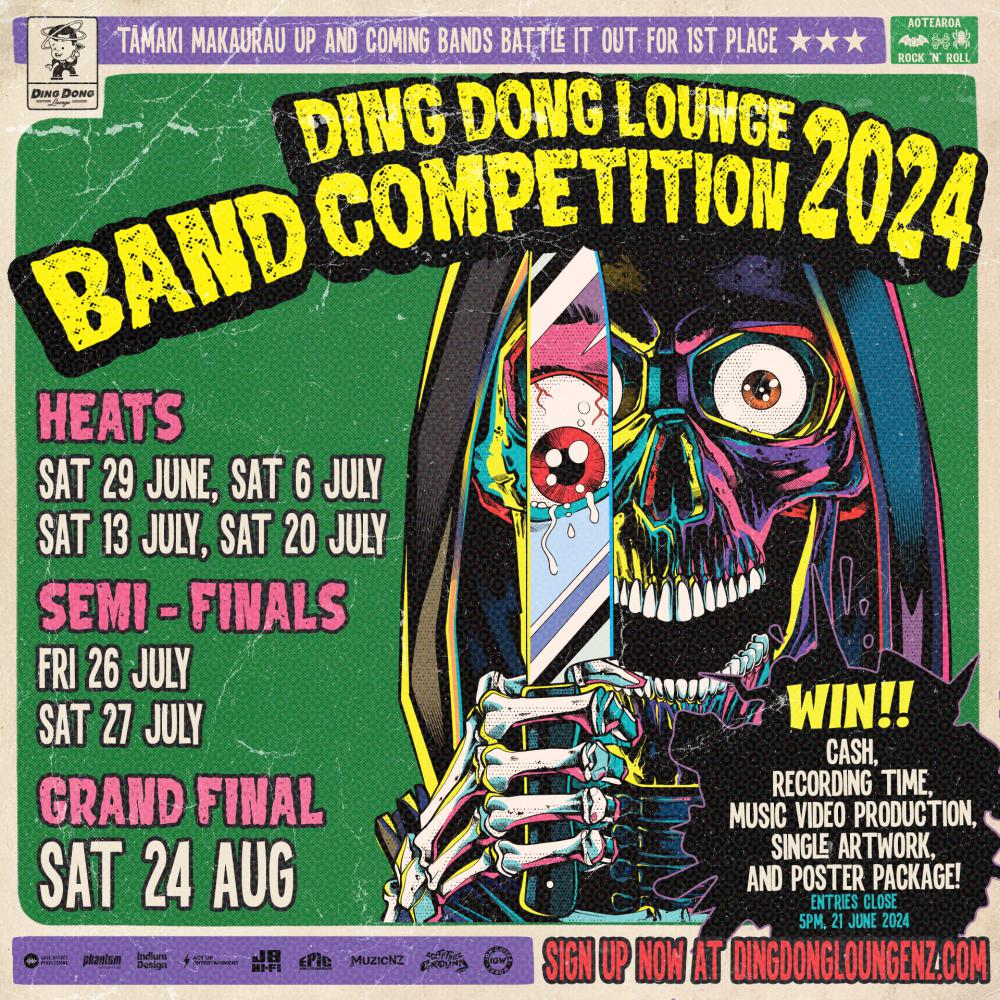 Ding Dong Lounge Band Competition 2024: Calling All Auckland Bands to ...