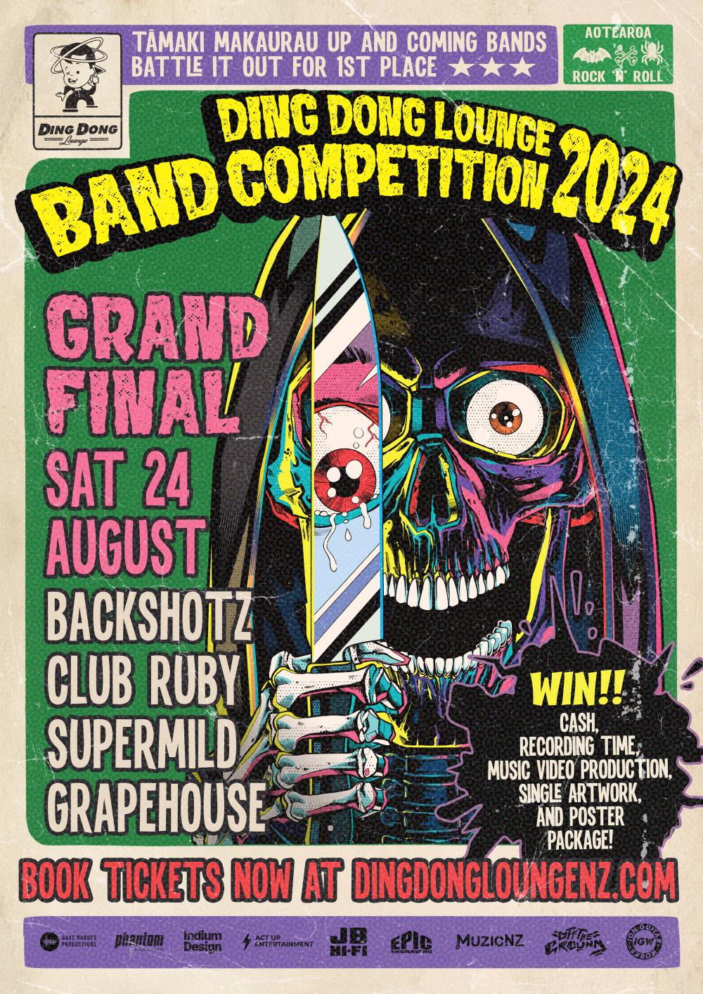 Ding Dong Lounge Band Competition Announces Grand Finalists – Muzic.NZ