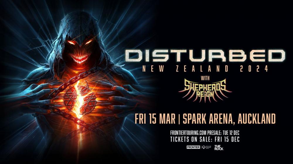 Disturbed returning to New Zealand for one show only in March 2024 ...