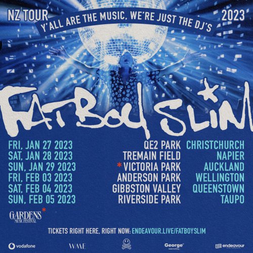 Fatboy Slim Returns To New Zealand For Massive 6 Date Tour – Muzic.NZ