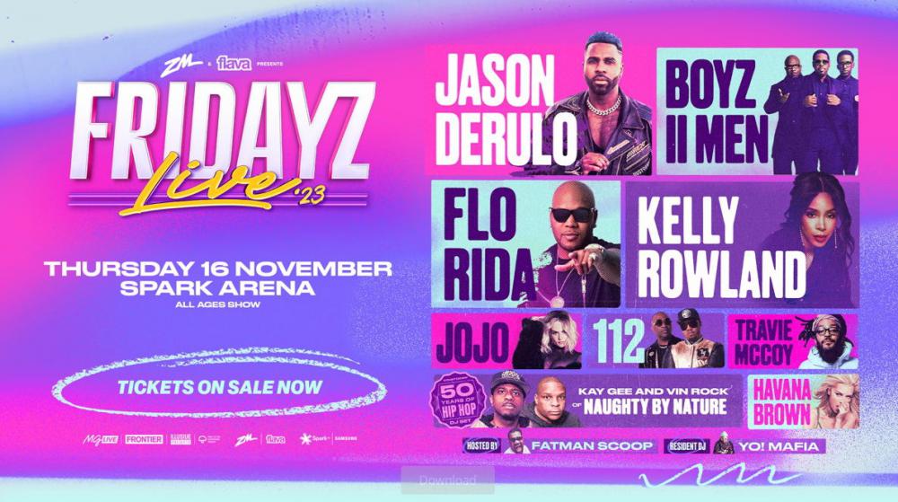 Fridayz Live: set times & venue maps revealed – Muzic.NZ