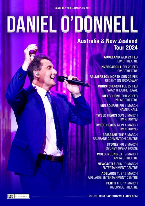 Irish singing legend Daniel O’Donnell announces Aotearoa tour for 2024 ...
