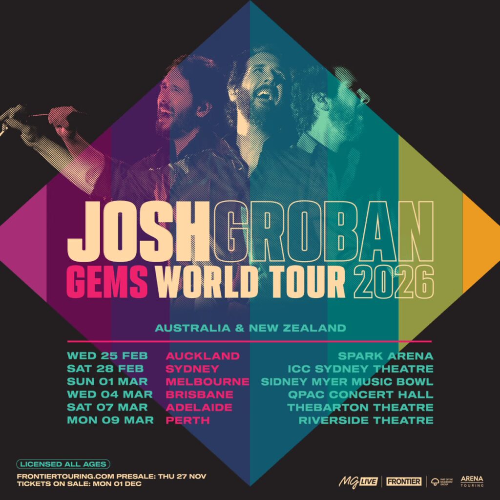Josh Groban Heads to NZ on Gems World Tour – Muzic.NZ