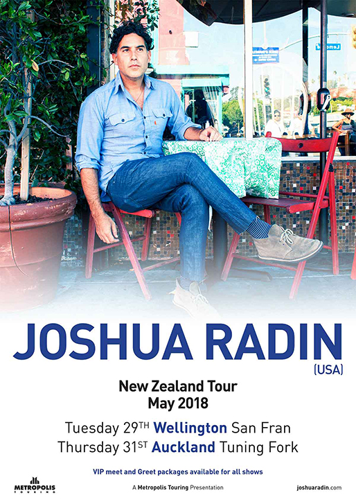 Joshua Radin Announces First Ever NZ Tour Dates – Muzic.NZ