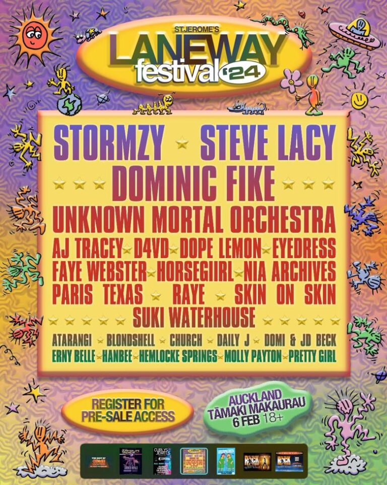 Laneway 2024 Line-up Announcement – Muzic.NZ