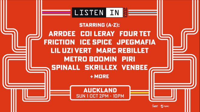 Listen In announces a huge international line up for Auckland 2023 ...