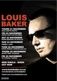 Louis Baker, North Island Tour – November – Muzic.NZ