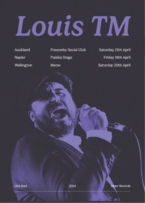 Louis TM Announces NZ Tour – Muzic.NZ