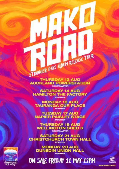 Mako Road drop animated clip for single ‘Stranger Days’ – Muzic.NZ