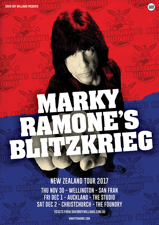 Marky Ramone – New Zealand tour – Muzic.NZ