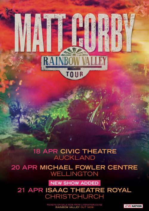 Matt Corby Announces New Christchurch Show For Rainbow Valley Tour ...