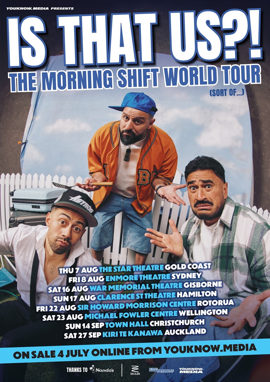 The Morning Shift Announce ‘Is That Us!? World Tour (sort of…)’ – Muzic.NZ