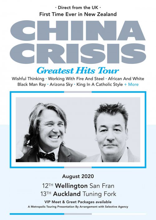 New Wave legends China Crisis Announce NZ Tour – Muzic.NZ