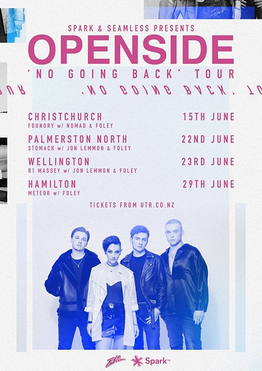 Openside Hit the Road for The Seamless Tour – Muzic.NZ