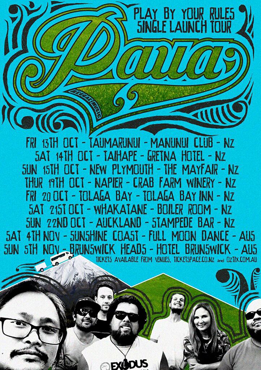 Paua Reggae Single Release and NZ Tour – Muzic.NZ