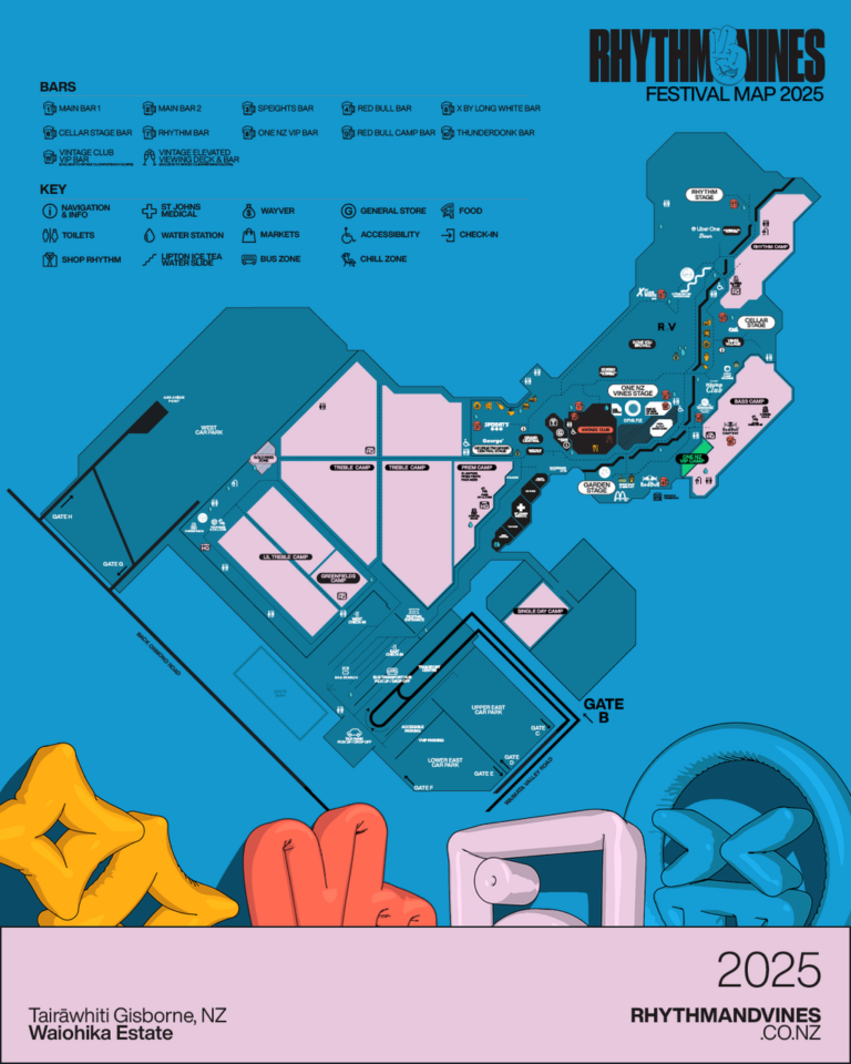 Rhythm and Vines Announce Full Schedule, Map & Final Acts – Muzic.NZ