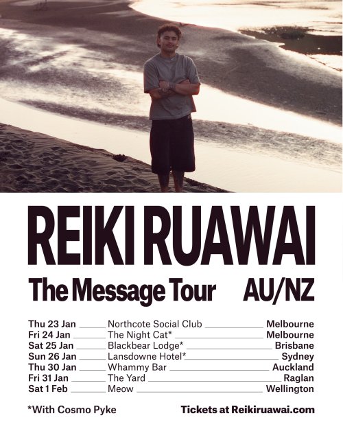 Reiki Ruawai Announces ‘The Message’ Tour Across Australia & New ...
