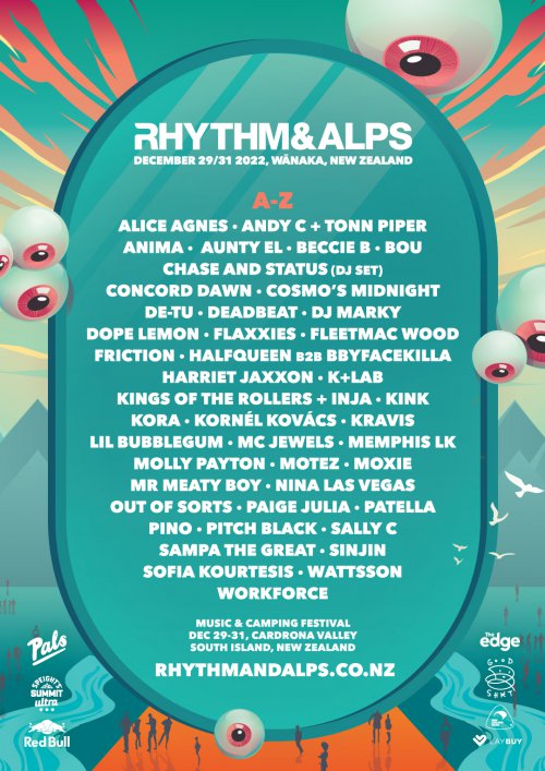 Rhythm & Alps Drops First Lineup For The 2022 Festival – Muzic.NZ
