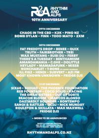 Rhythm & Alps Schedule Announcement – Muzic.NZ