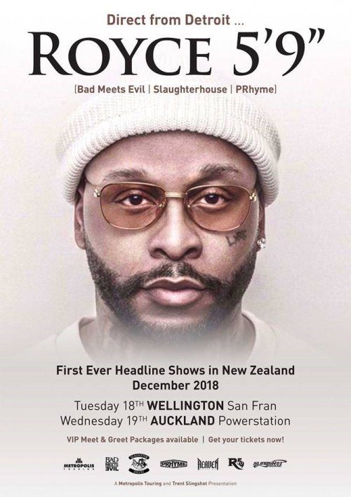 Royce 5’9″ Announces New Zealand Tour – Muzic.NZ