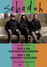 Sebadoh Support Acts Announced – Muzic.NZ