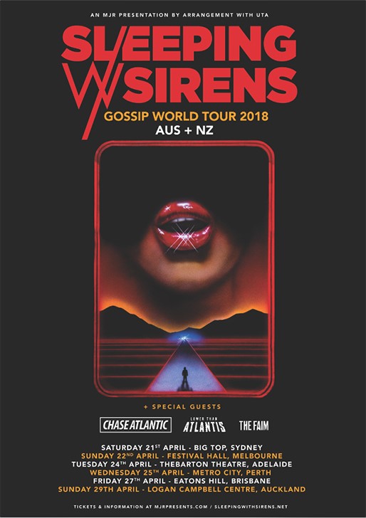 Sleeping With Sirens announce Auckland show – Muzic.NZ