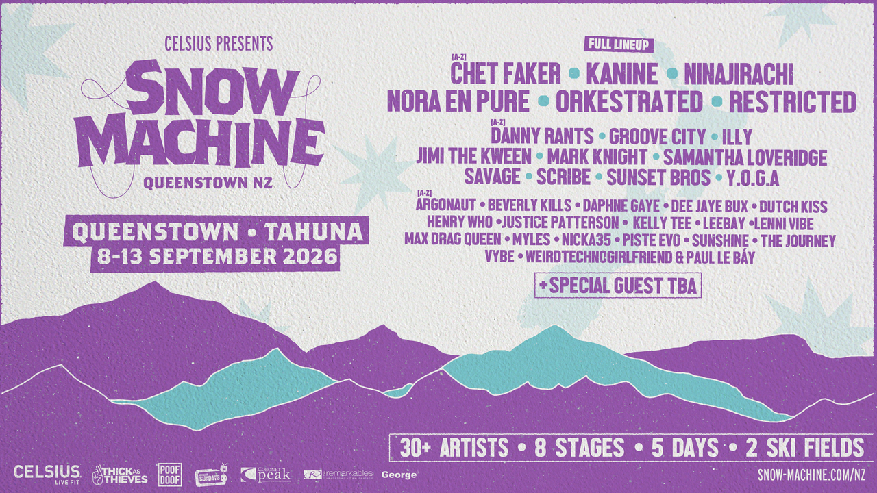Snow Machine Announces Stellar Lineup For Queenstown 2026 – Muzic.NZ