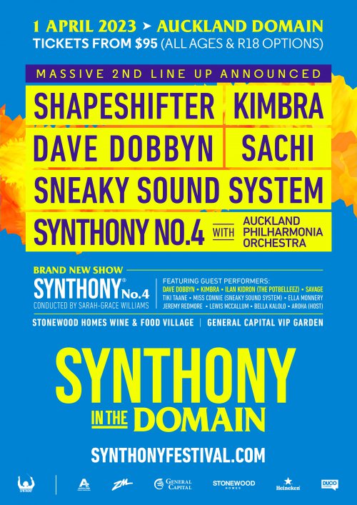 Synthony In The Domain: Second Line-Up Announcement – Muzic.NZ