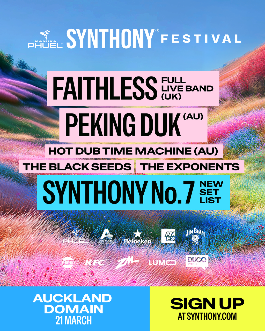 First Line-Up Announced For Mānuka Phuel Synthony Festival 2026 – Muzic.NZ