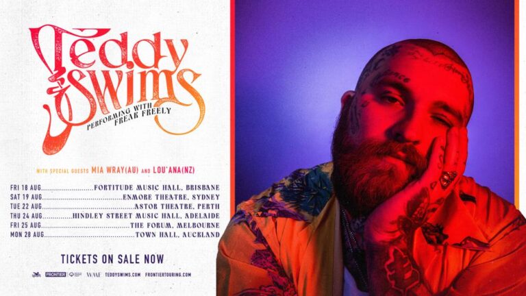 Teddy Swims (USA) announces special guest Lou’ana for NZ show – Muzic.NZ